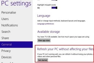 Repair Windows 8 Using The Refresh Feature - TechnoBuzz | How to Android Guides, Tips
