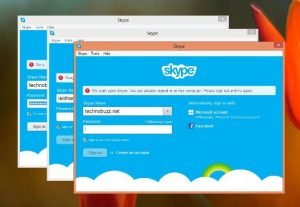 Login Multiple Skype Accounts on Windows With Seaside App - TechnoBuzz ...